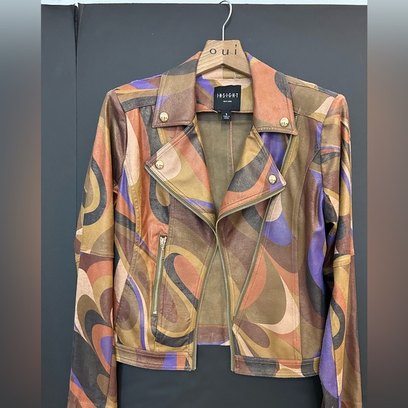 Insight | Jackets & Coats | Insight Faux Suede Moto Jacket | Poshmark